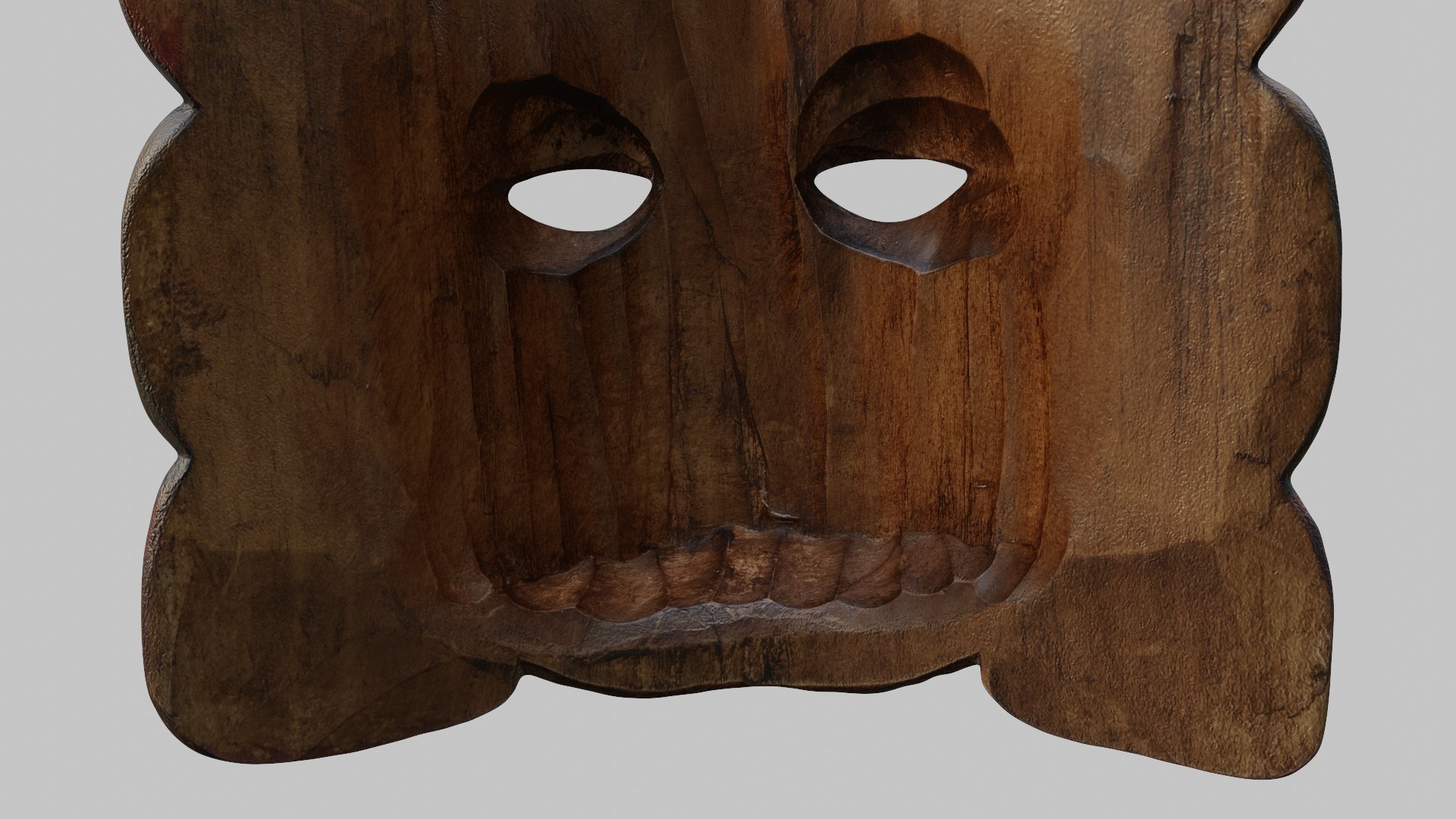 Wooden mask model - TurboSquid 2039208