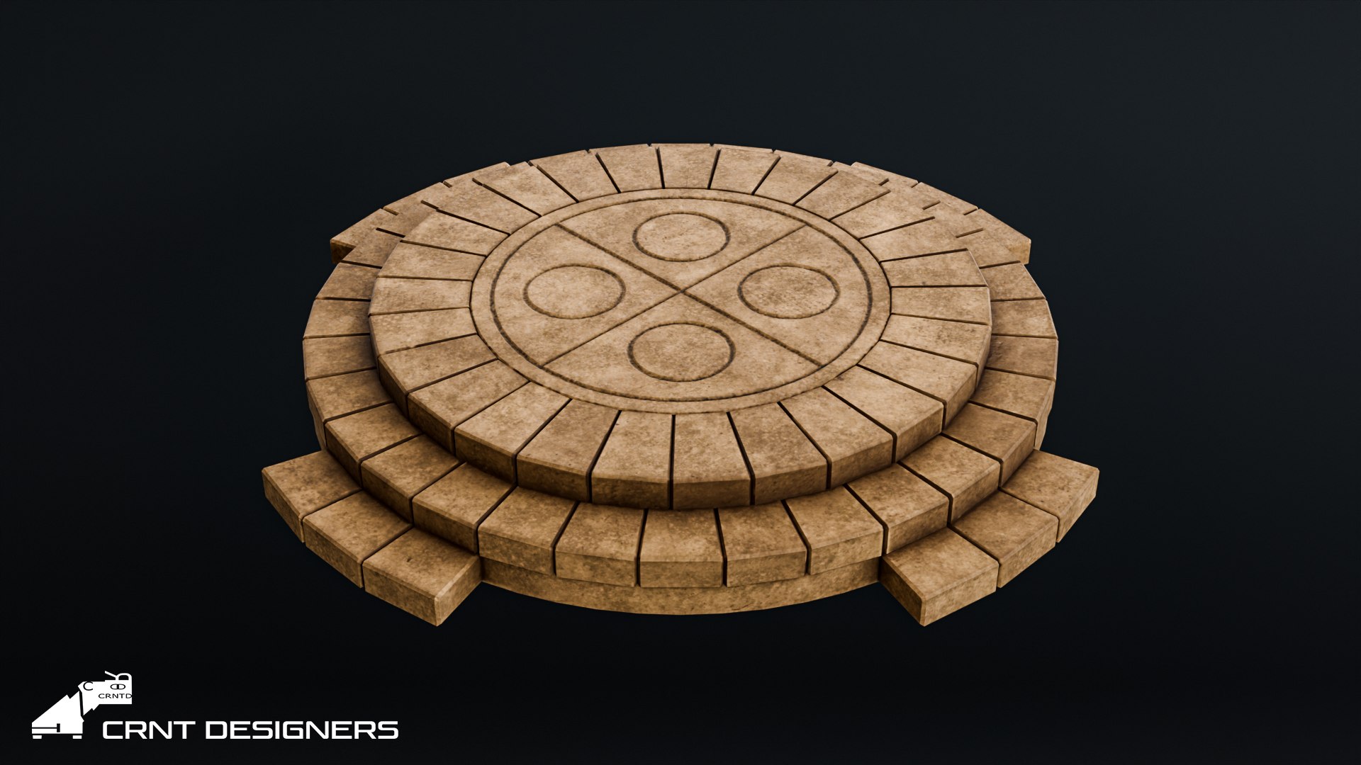 Ancient Stone Altar - Stone Circle 3D Model - TurboSquid 2334690
