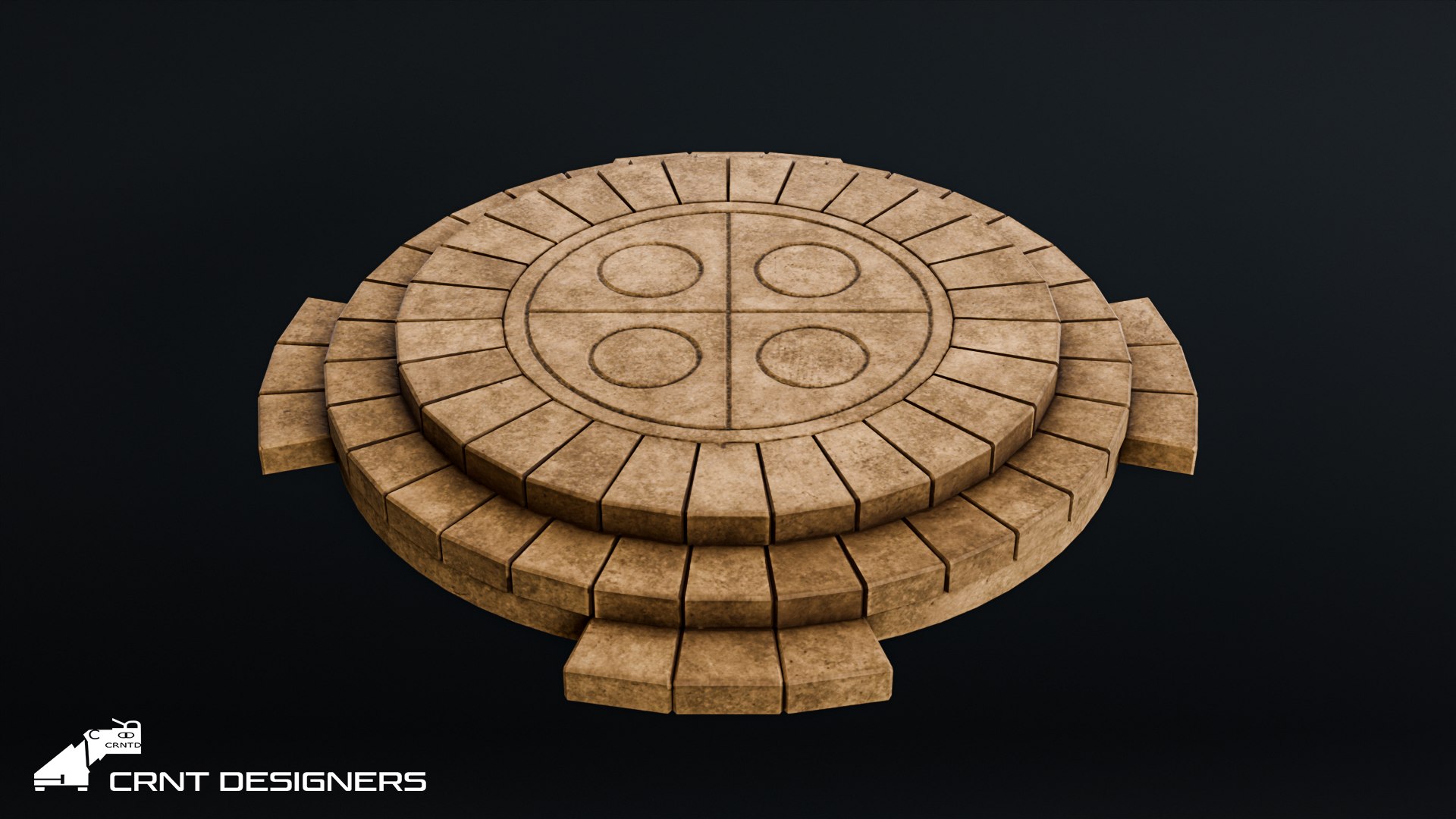 Ancient Stone Altar - Stone Circle 3D Model - TurboSquid 2334690