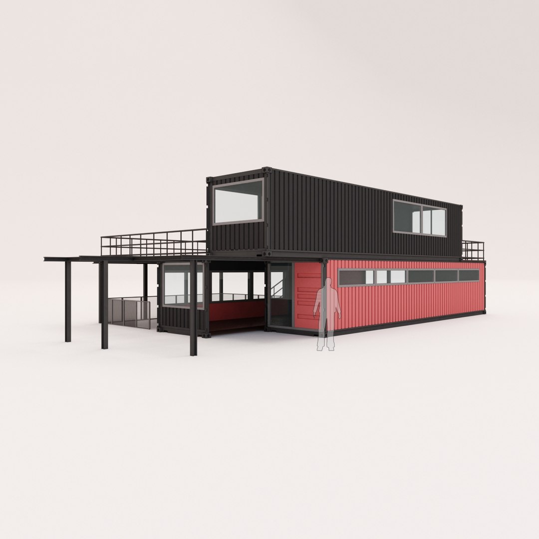 Containers Shipping Cargo 3D Model - TurboSquid 1239346