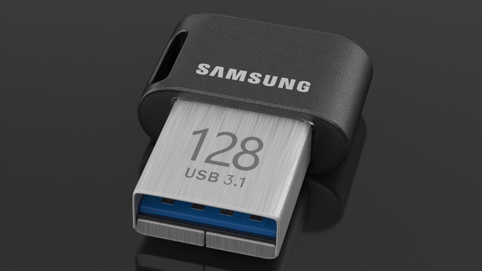 Flash Drive Samsung 128Gb 3D Model - TurboSquid 1980878