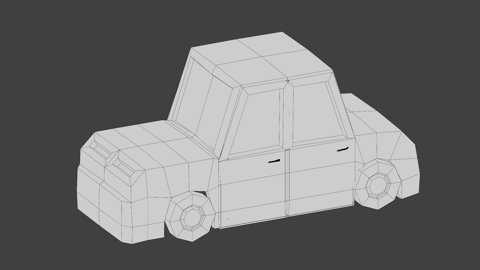 Low Poly Cartoon Car Drawing Shader Model - TurboSquid 2107450
