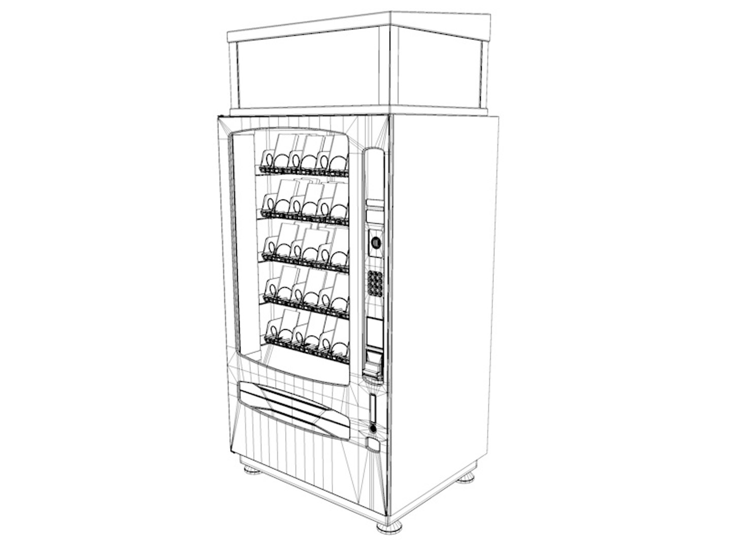 Book Machine 3d Model