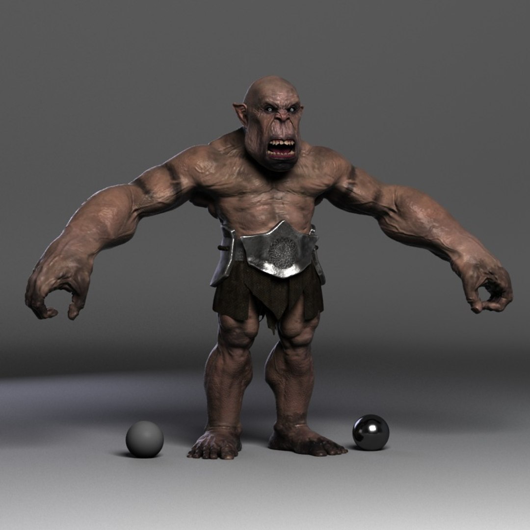 3d Ogre Troll Fantasy