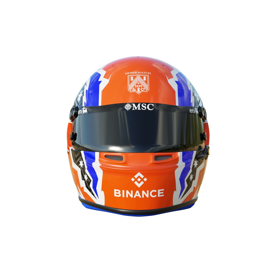 F1 Jack Doohan Helmet 2025 3D Model - TurboSquid 2383703