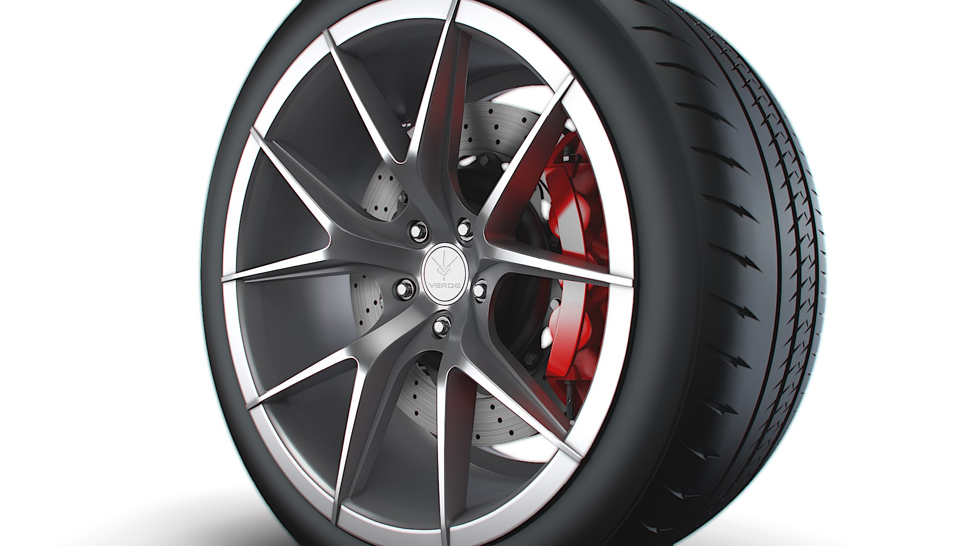 Verde Axis V99 Wheel 3D - TurboSquid 2022216