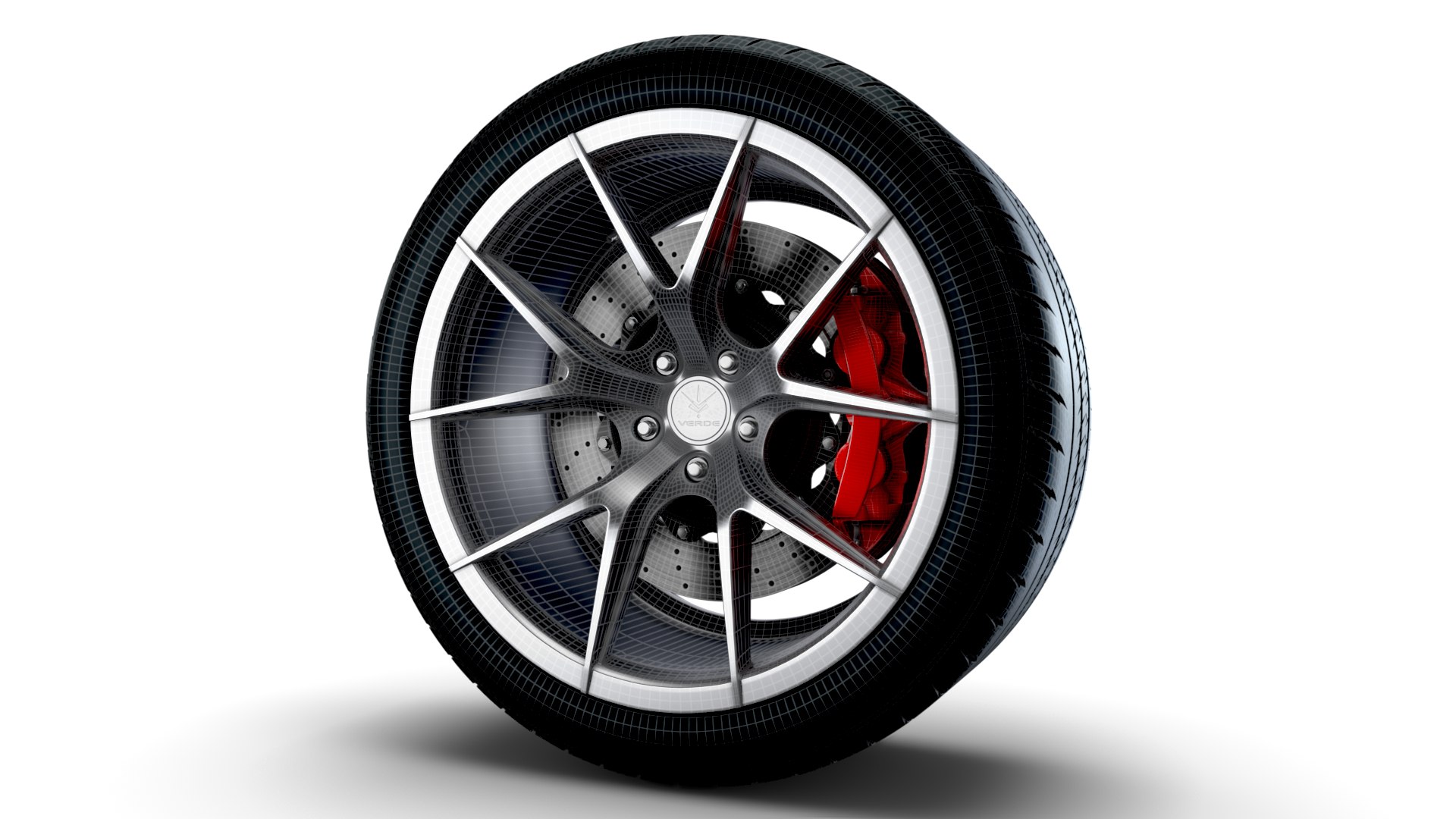 Verde Axis V99 Wheel 3D - TurboSquid 2022216
