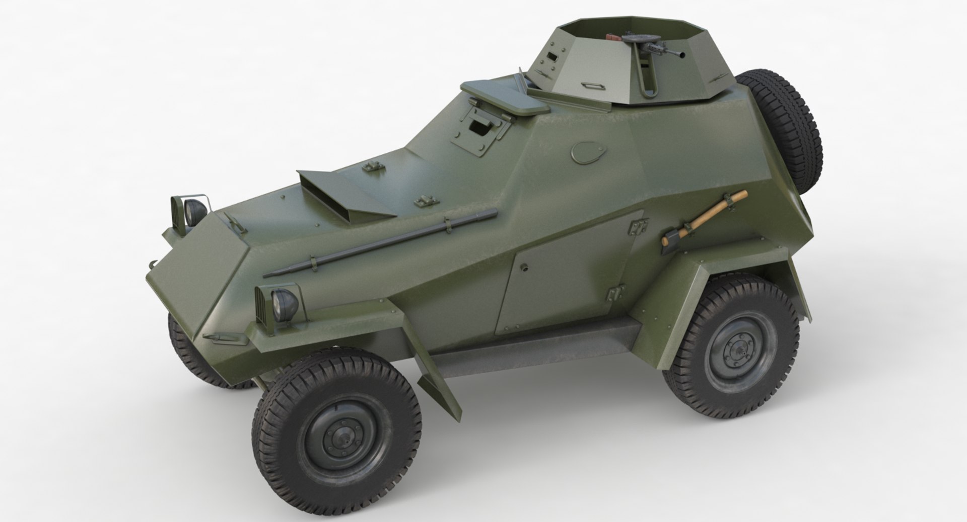 Ba 64 soviet army vehicle 3D model - TurboSquid 1657735