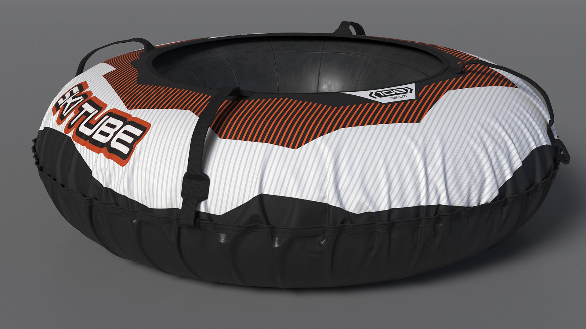 3D Model Large Snow Tube White - TurboSquid 2206601