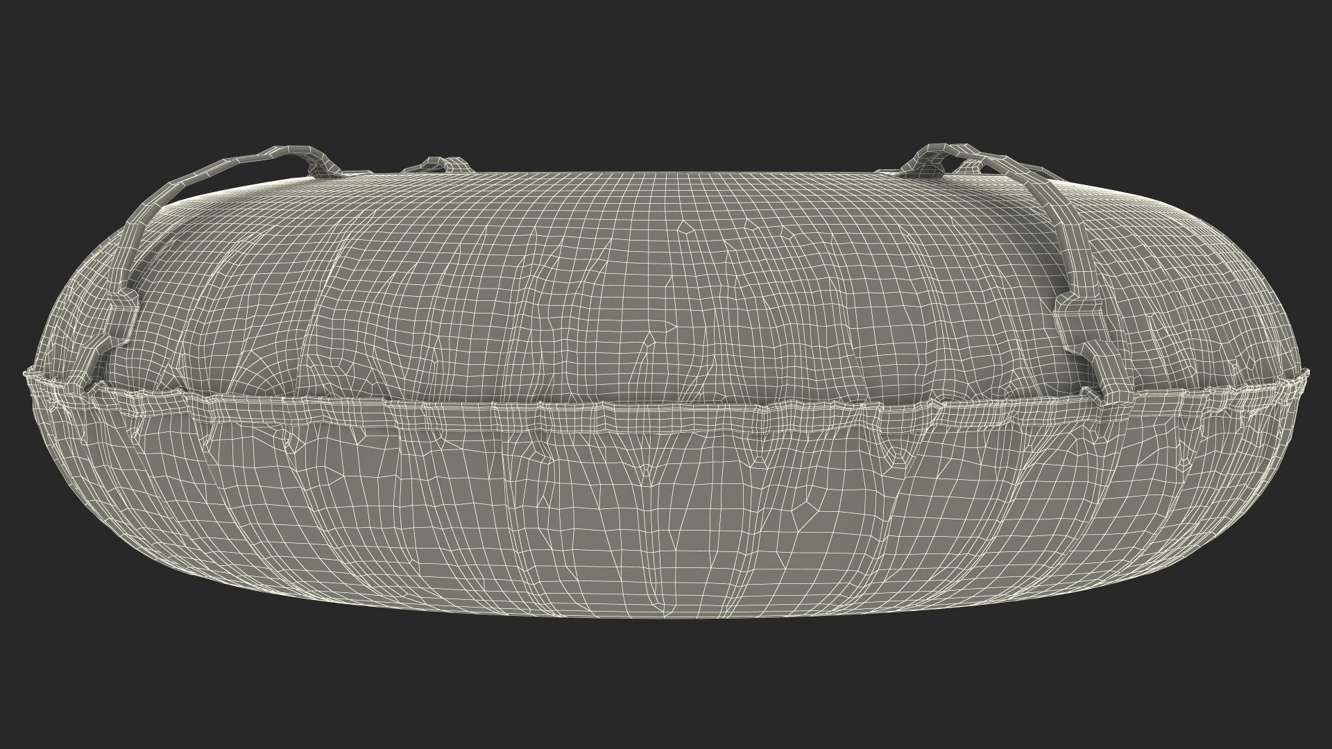 3D Model Large Snow Tube White - TurboSquid 2206601