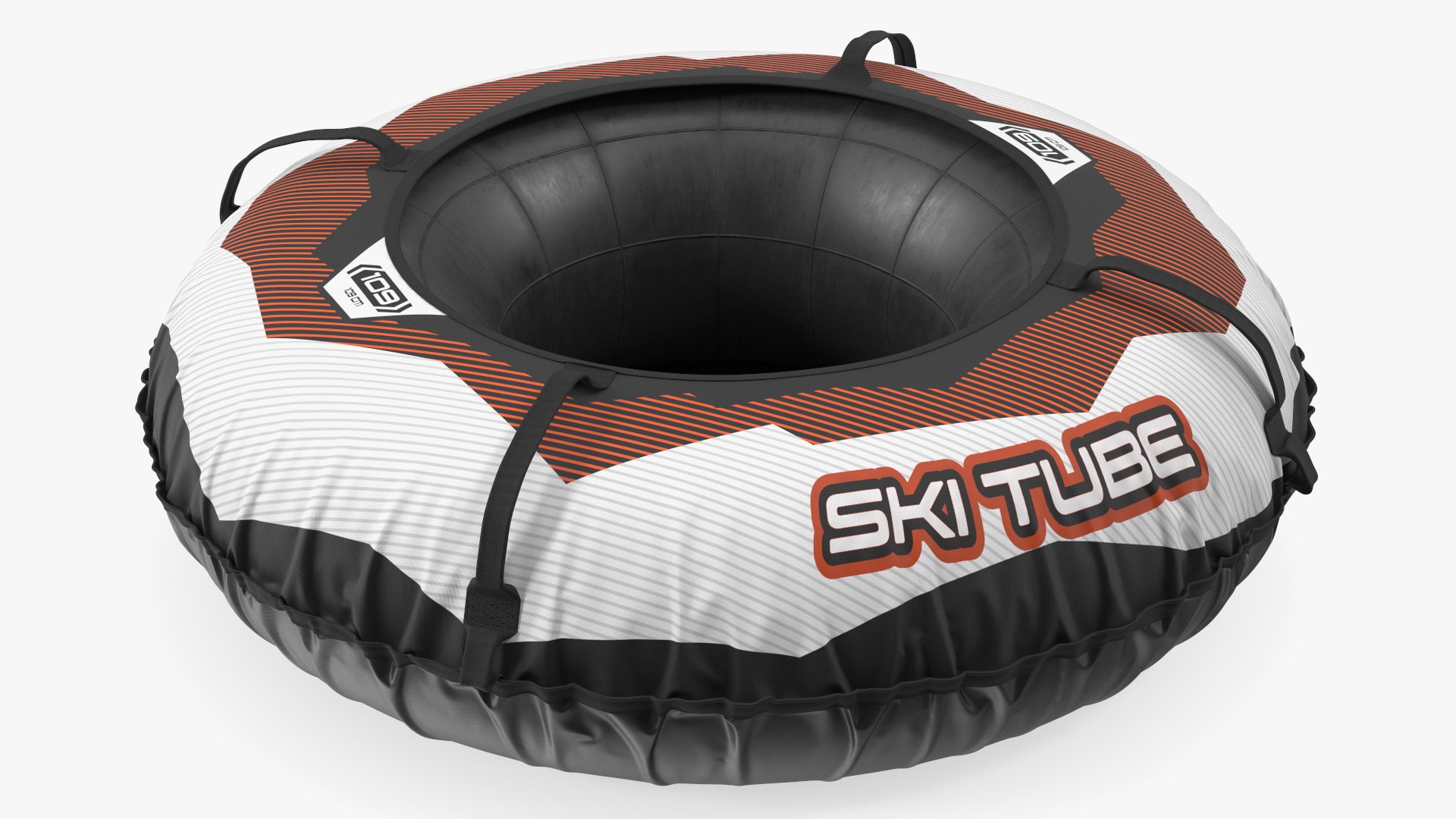 3D Model Large Snow Tube White - TurboSquid 2206601