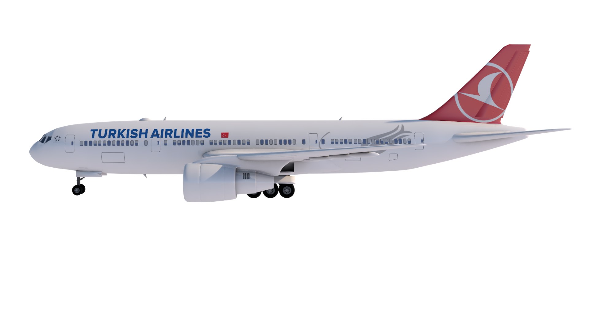 3d A-777 Turkish Airlines