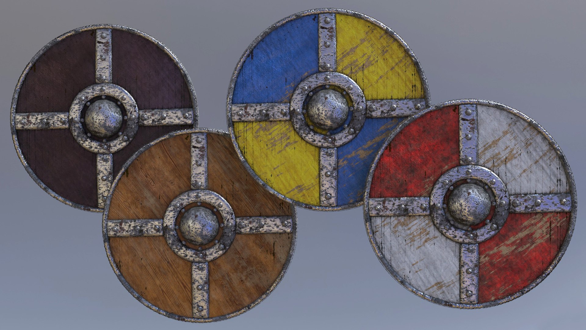 3D shields weapons model | 1147049 | TurboSquid