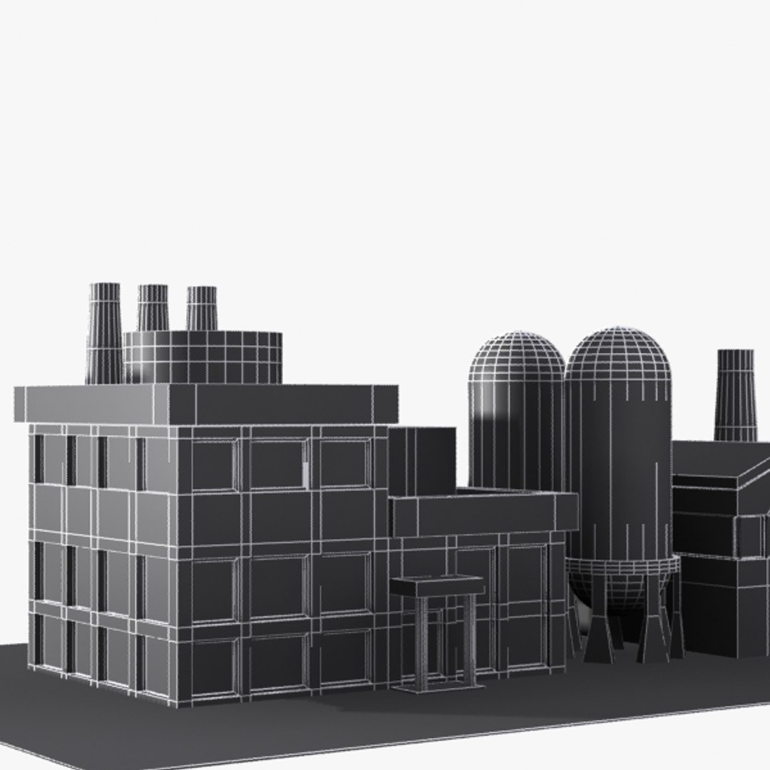 car factory 3d model