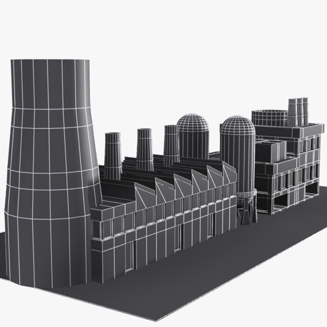 car factory 3d model