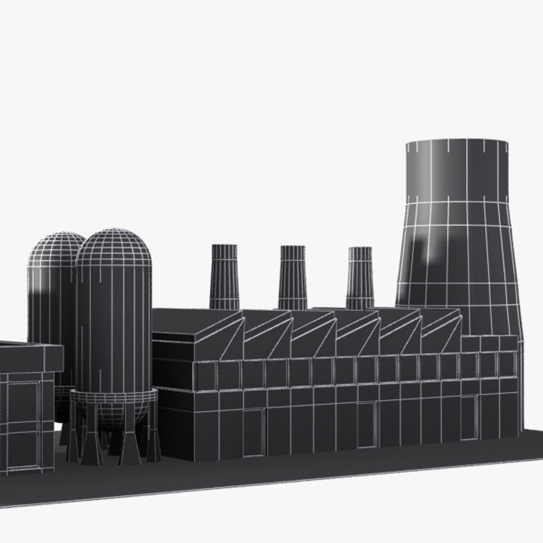 car factory 3d model