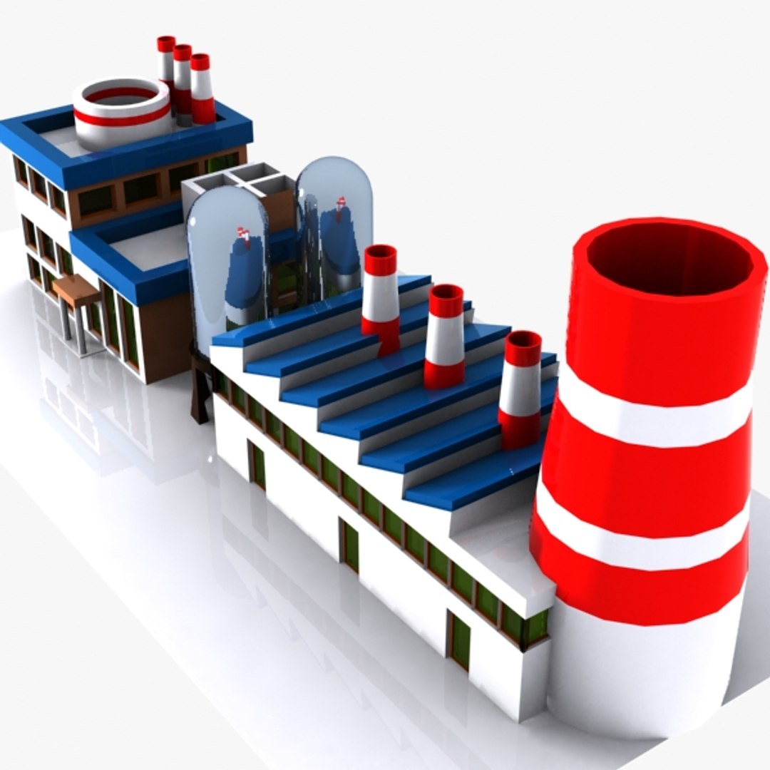 car factory 3d model