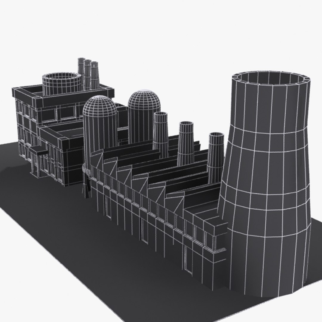 car factory 3d model