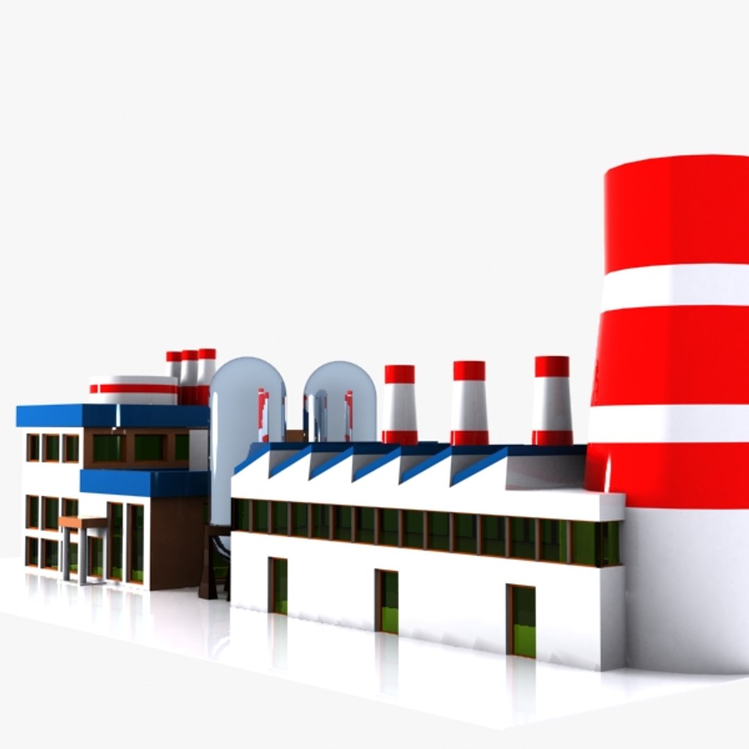 car factory 3d model