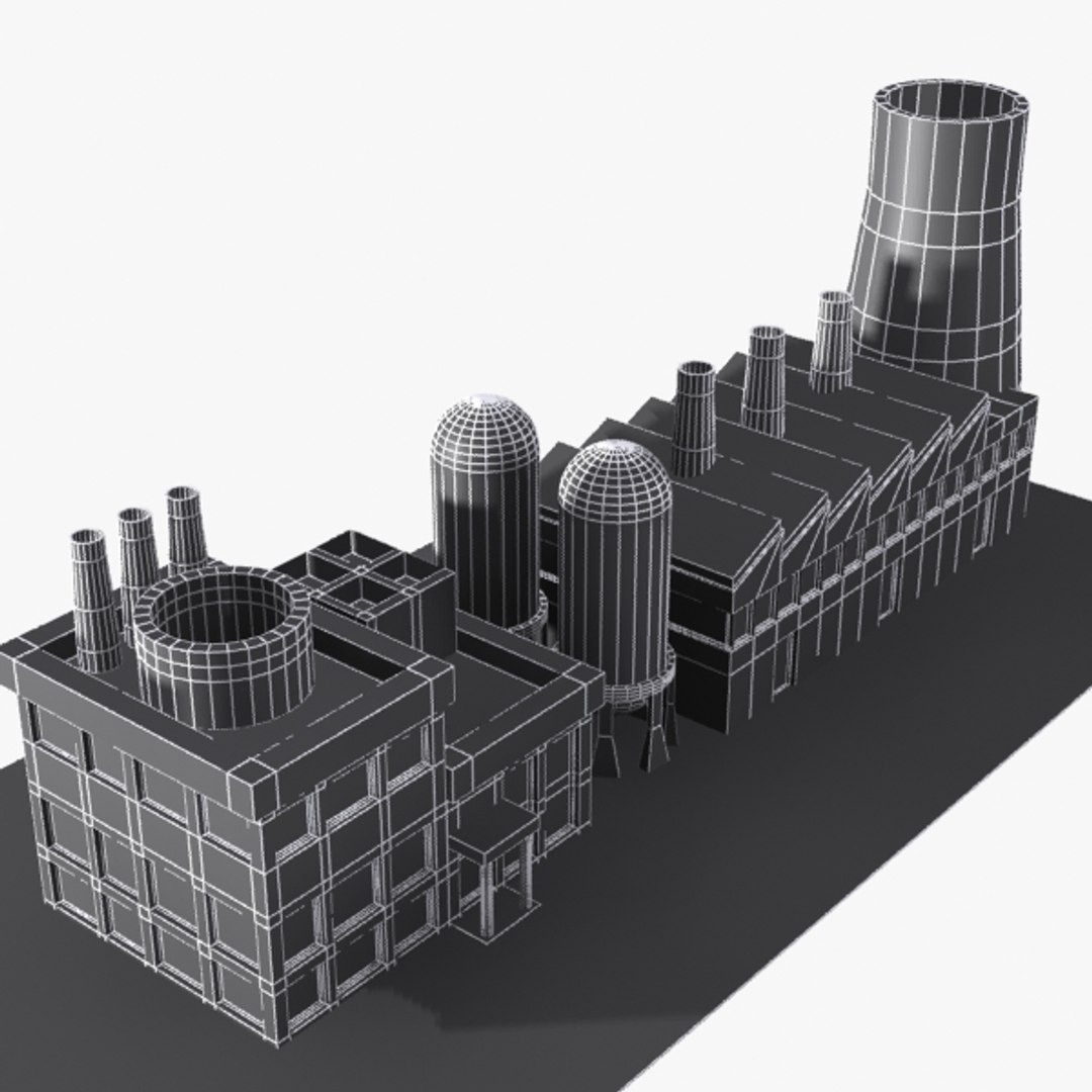 car factory 3d model