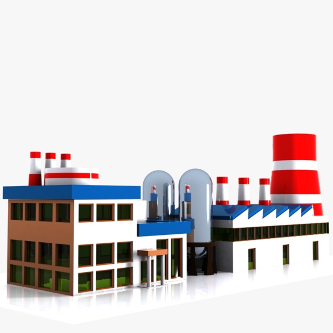 car factory 3d model