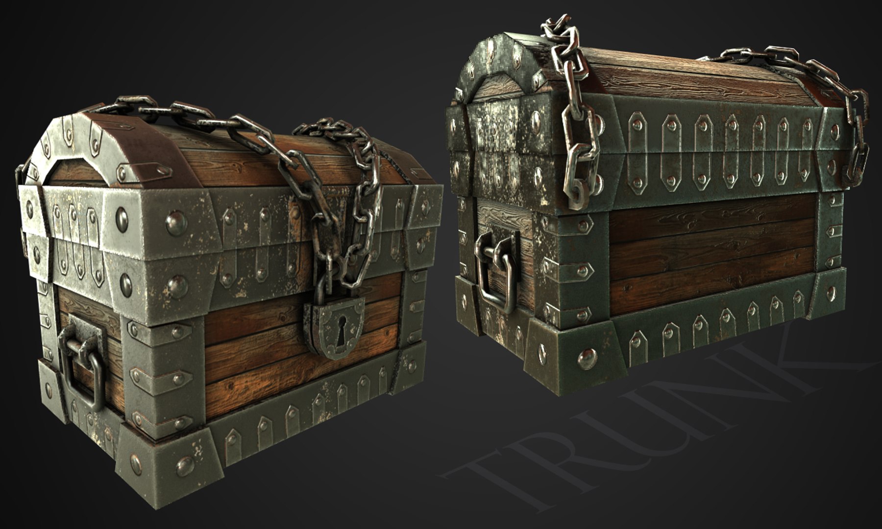 3D trunk games modelled - TurboSquid 1467526