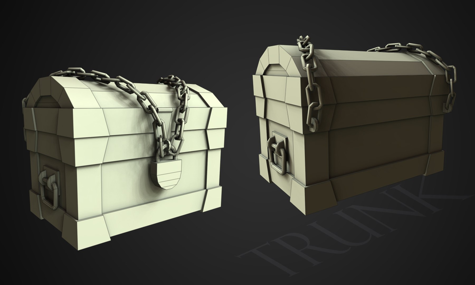 3D trunk games modelled - TurboSquid 1467526