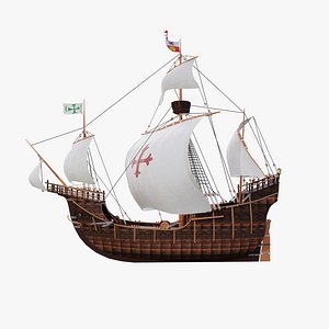 Free 3D Santa-Maria-Ship Models | TurboSquid