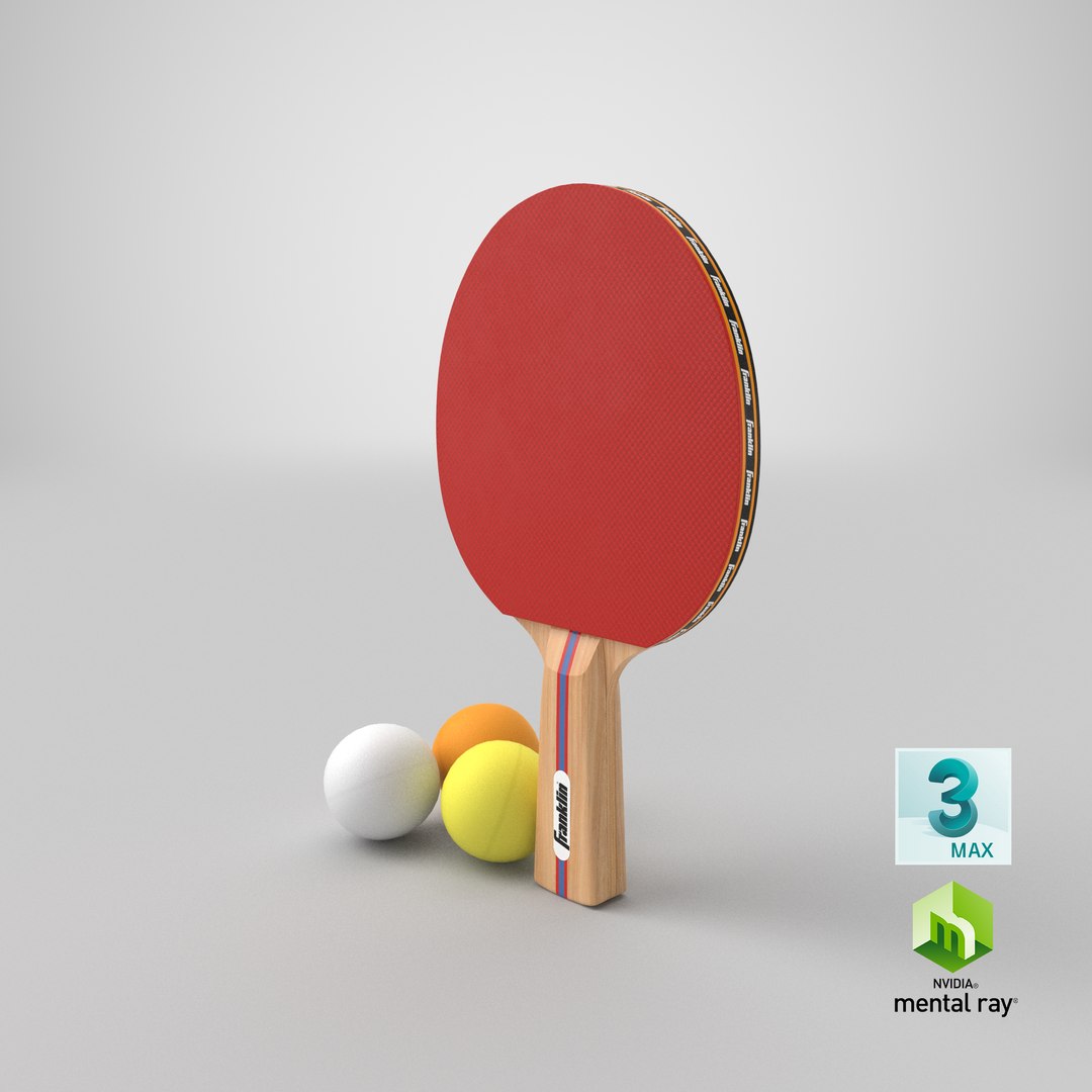3D Ping Pong Paddles 01 - TurboSquid 1954666