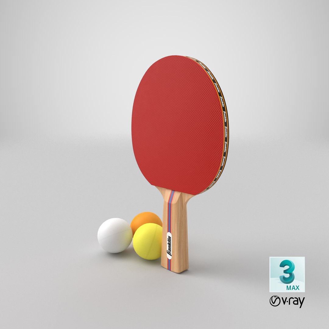 3D Ping Pong Paddles 01 - TurboSquid 1954666
