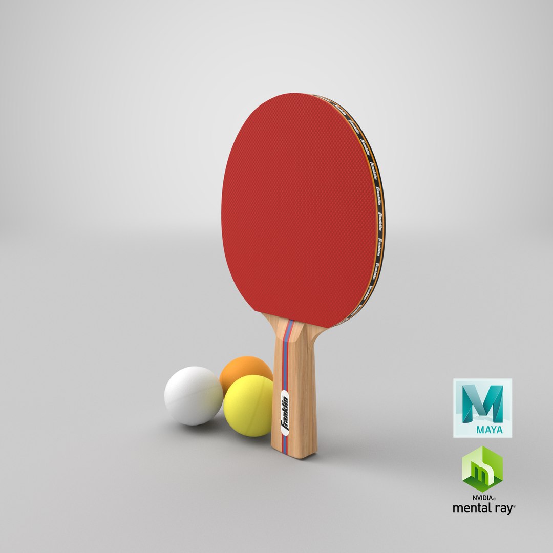 3D Ping Pong Paddles 01 - TurboSquid 1954666