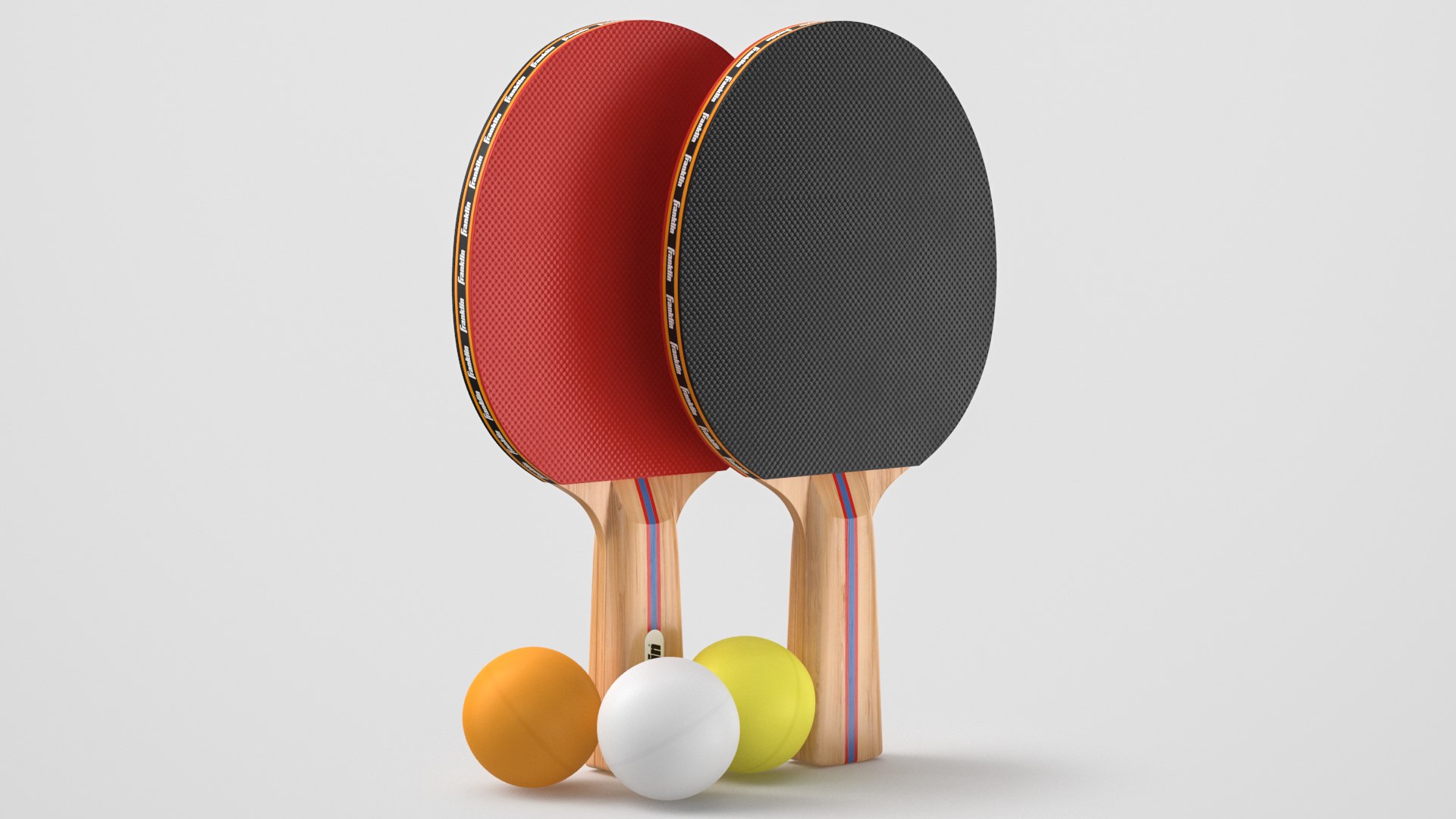 3D Ping Pong Paddles 01 - TurboSquid 1954666