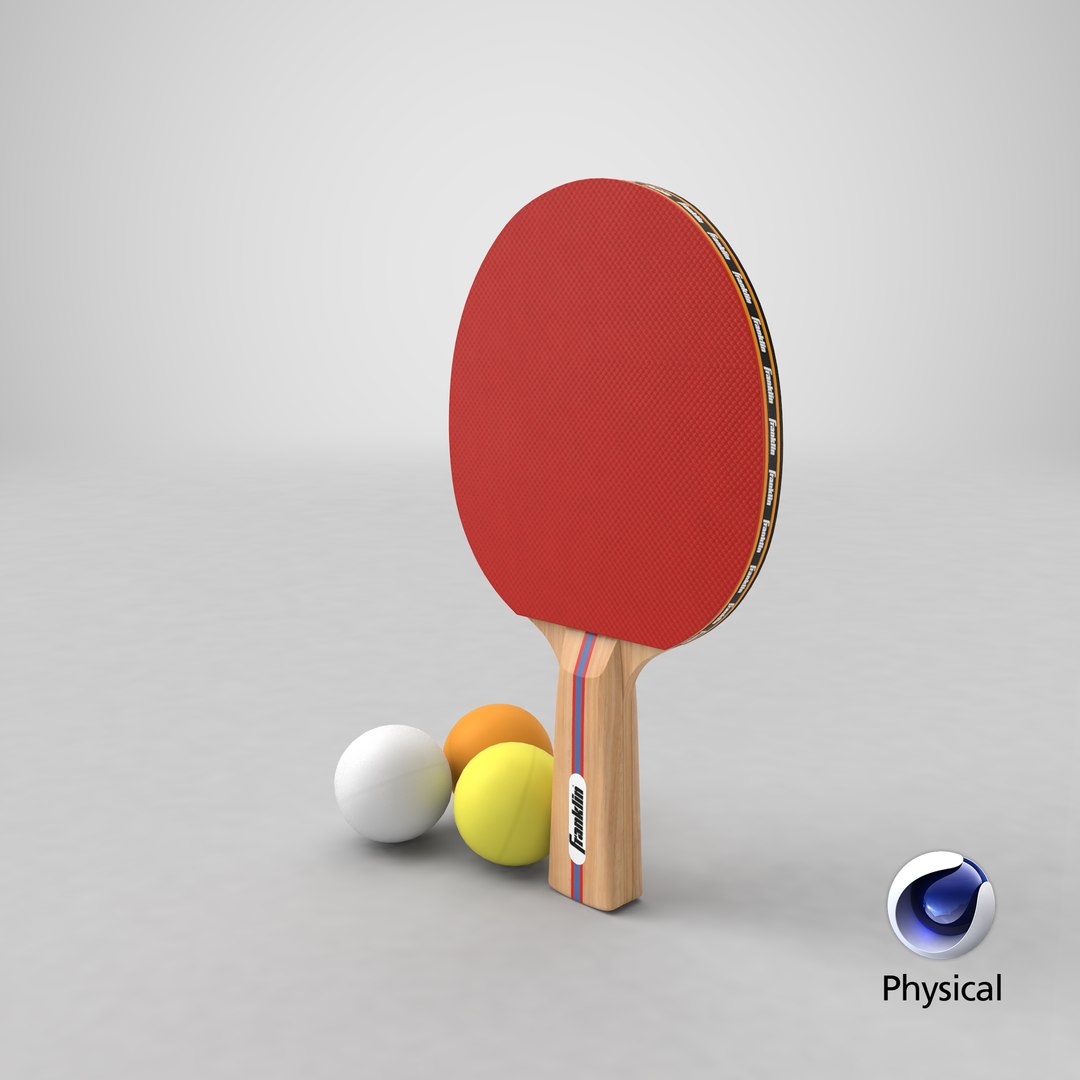 3D Ping Pong Paddles 01 - TurboSquid 1954666