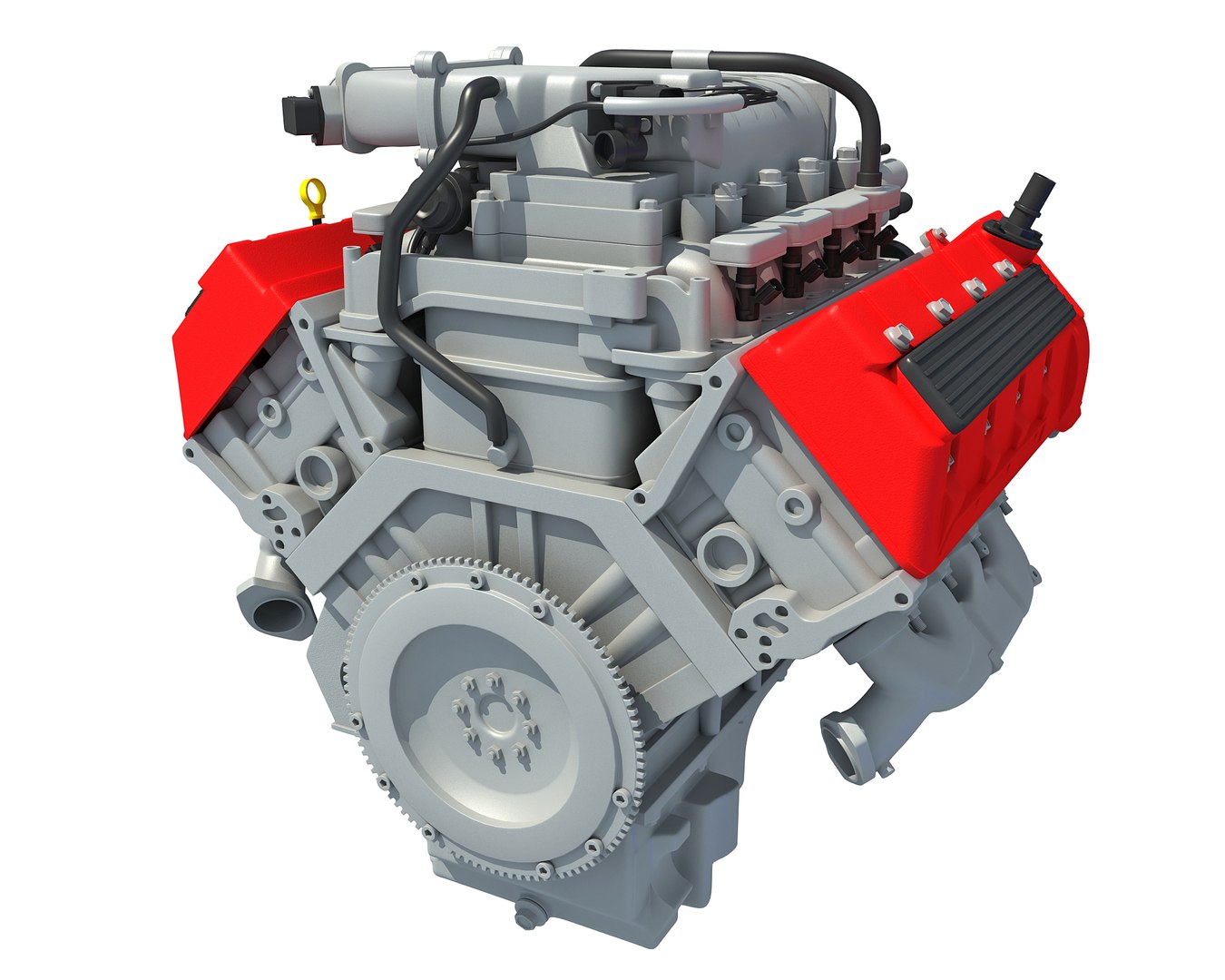 Engine v8 3D model - TurboSquid 1324794