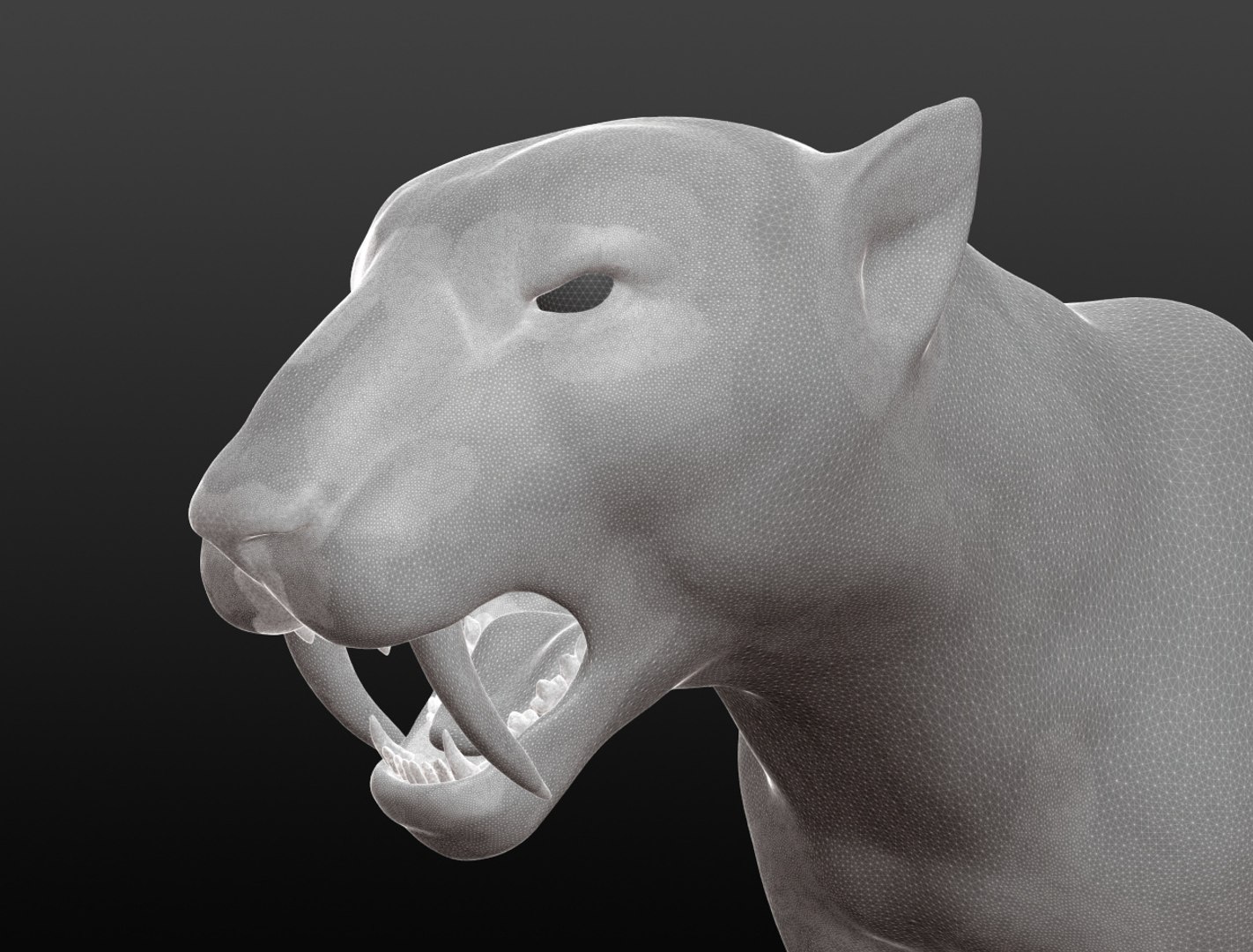 Tiger saber-toothed model - TurboSquid 1628146