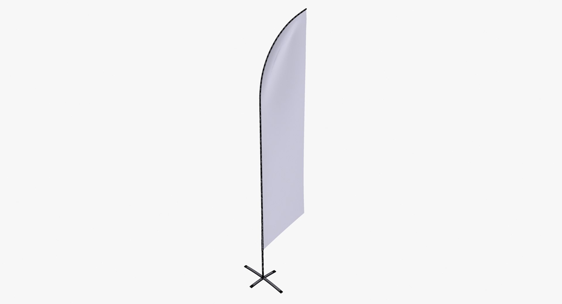 Promo Flag Feather Model - TurboSquid 1294469