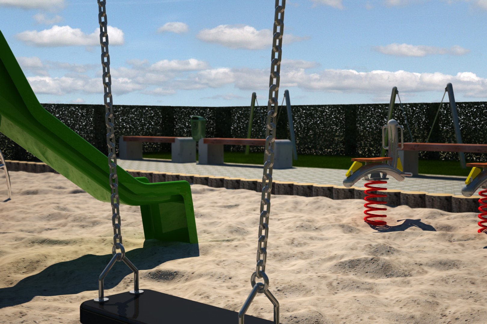 3d Model Children Playground