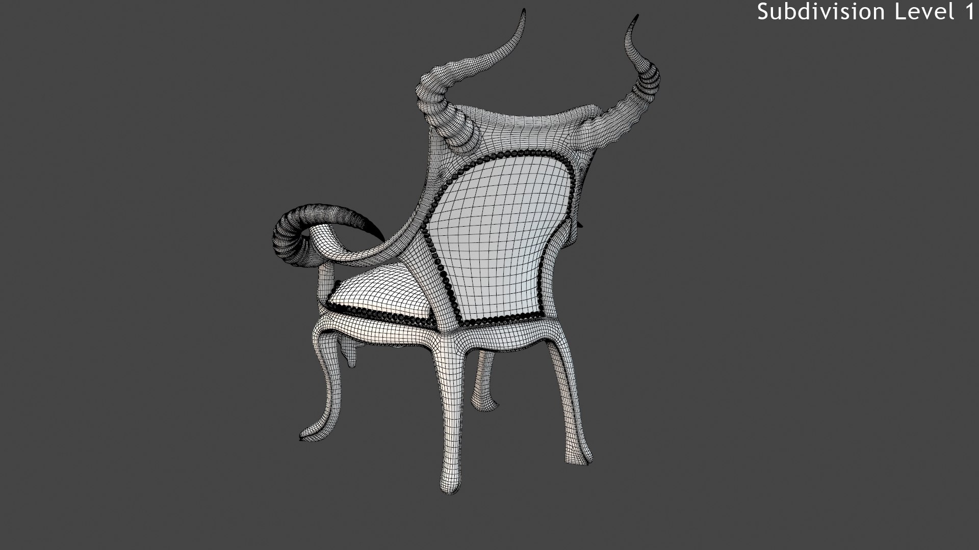 3D Model Infernal Furniture Animal Chair Design - TurboSquid 1658286