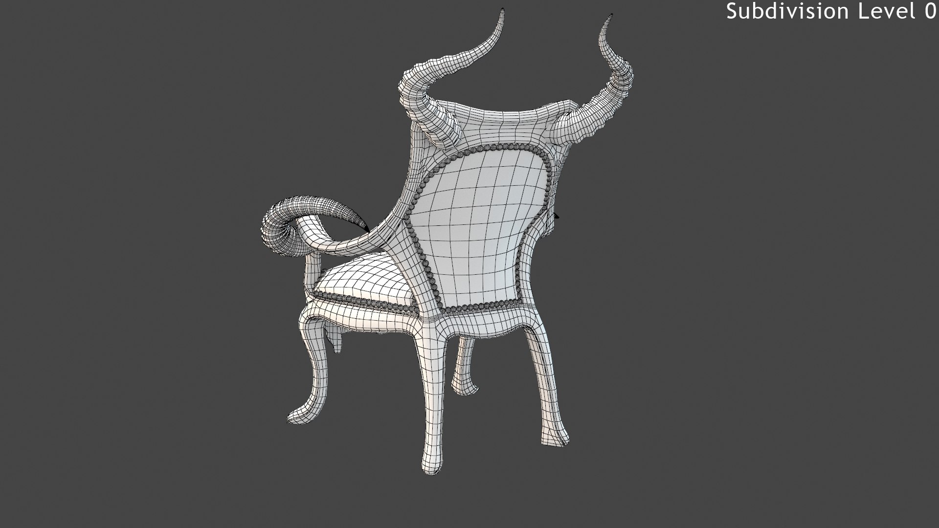 3D Model Infernal Furniture Animal Chair Design - TurboSquid 1658286
