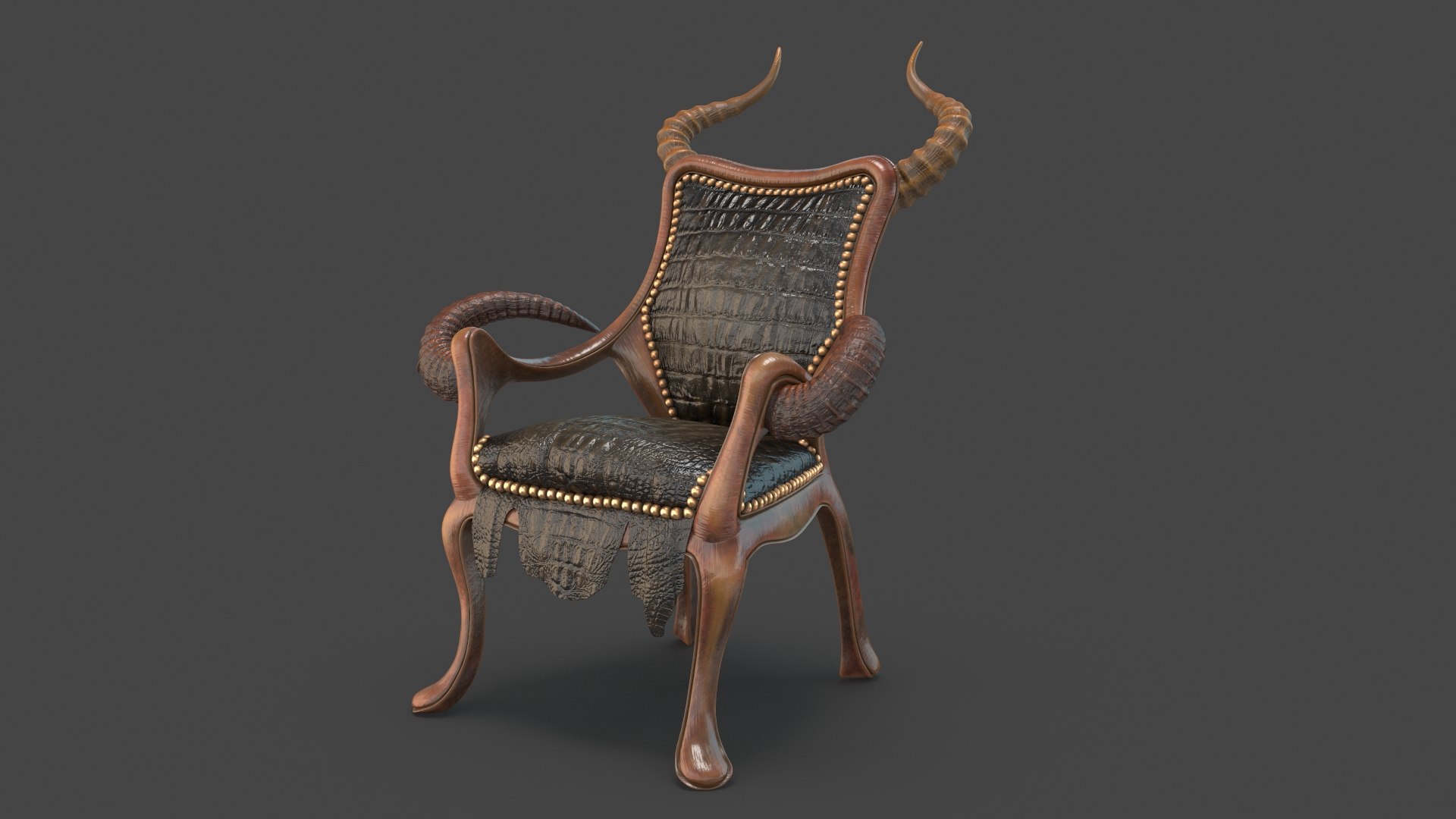 3D Model Infernal Furniture Animal Chair Design - TurboSquid 1658286