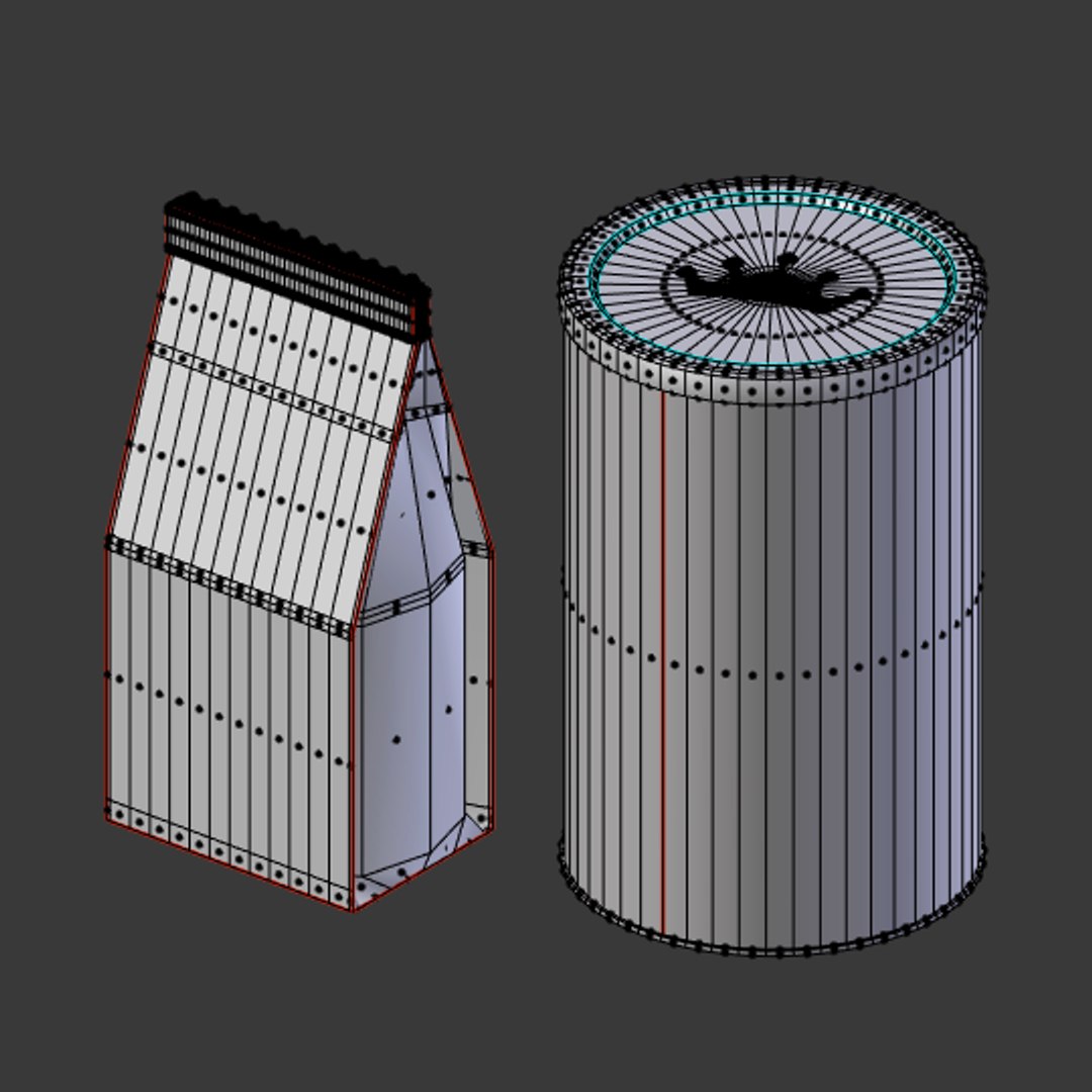 Coffee Pack 3d Model