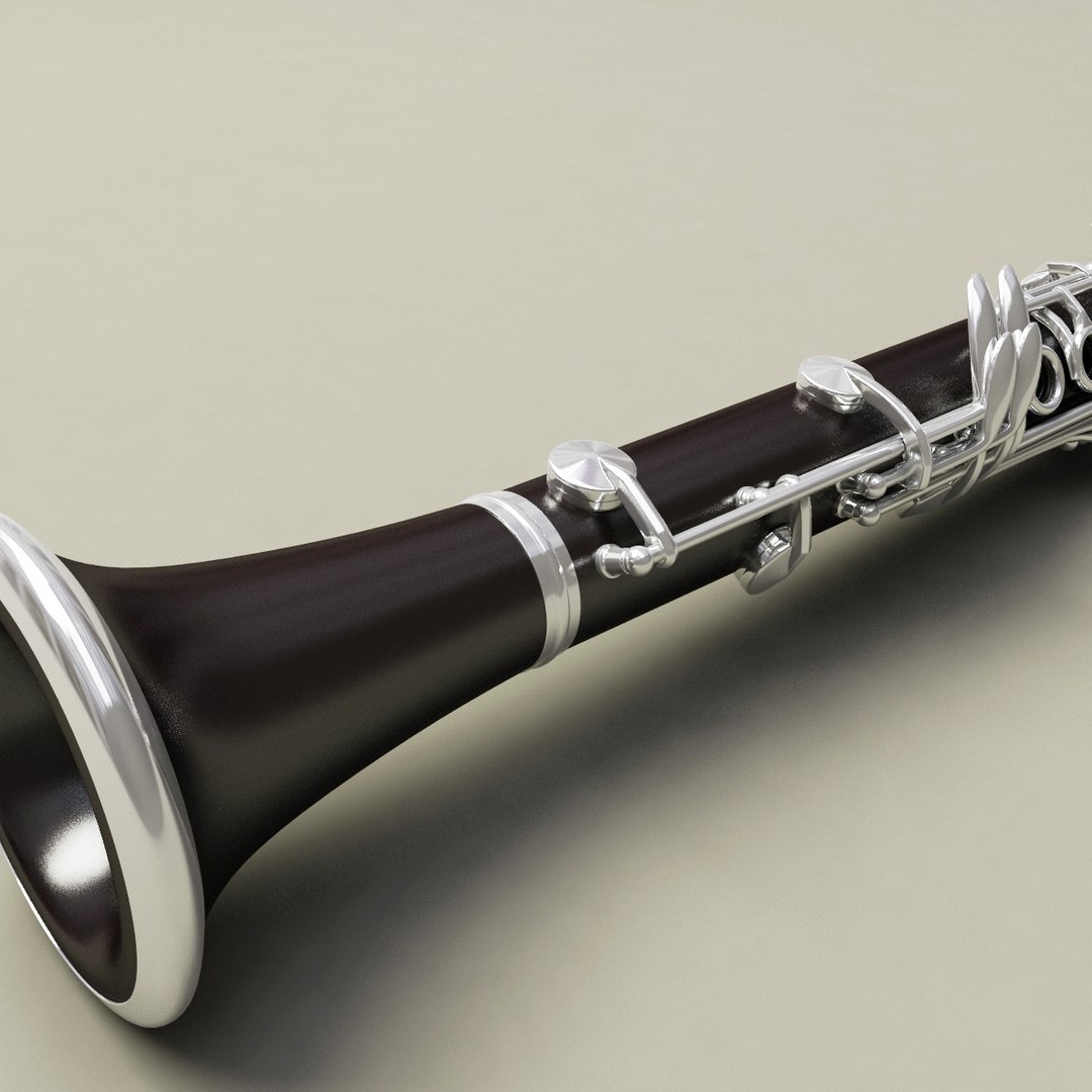 Clarinet Details Modelled 3d Model