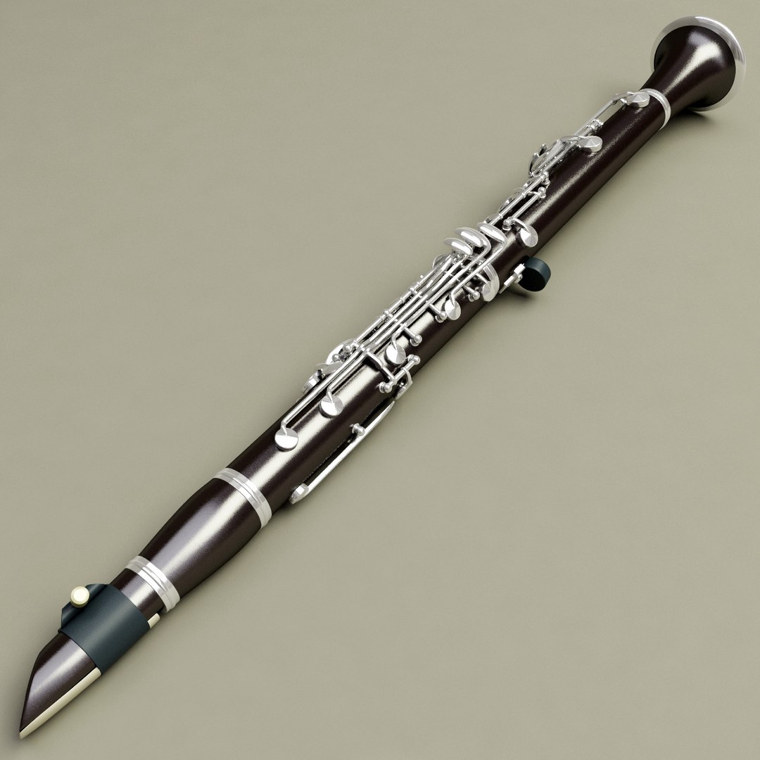 Clarinet Details Modelled 3d Model
