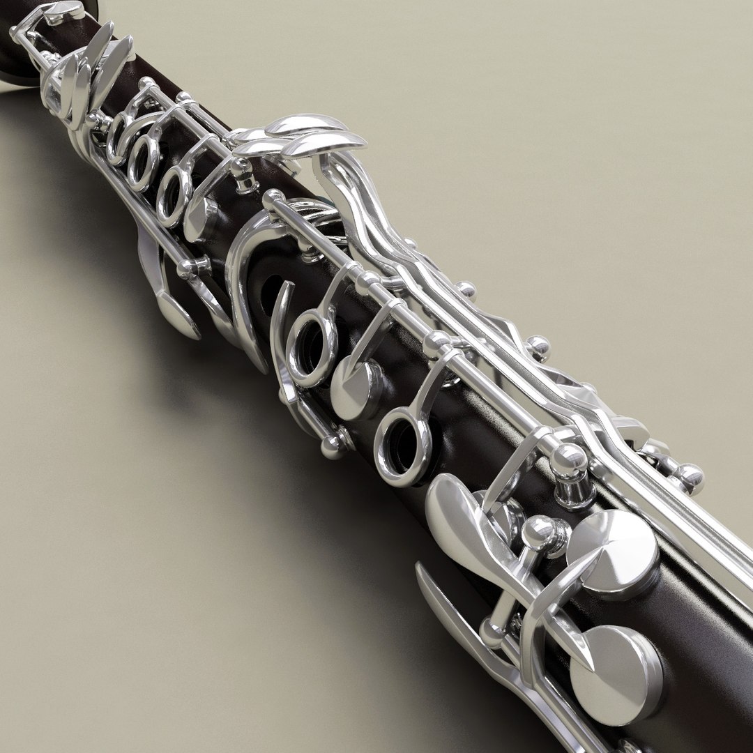 Clarinet Details Modelled 3d Model