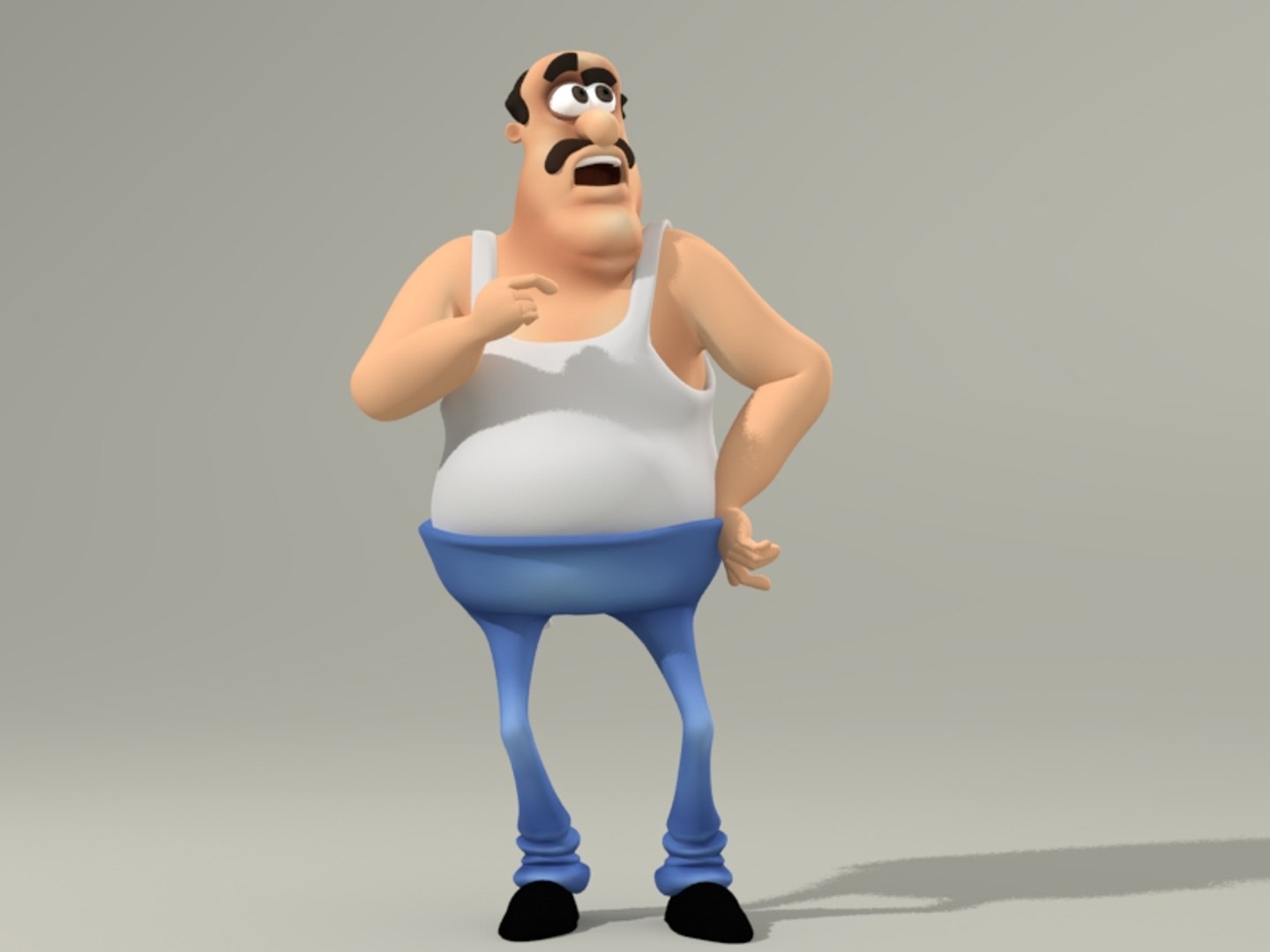 3d Model Fat Man
