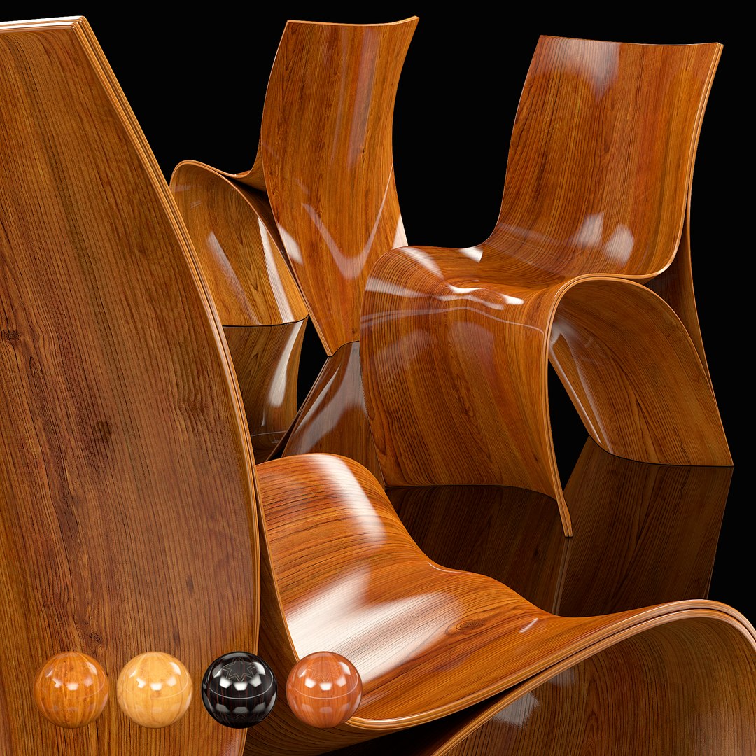Three Skin Chair 3D - TurboSquid 1892309