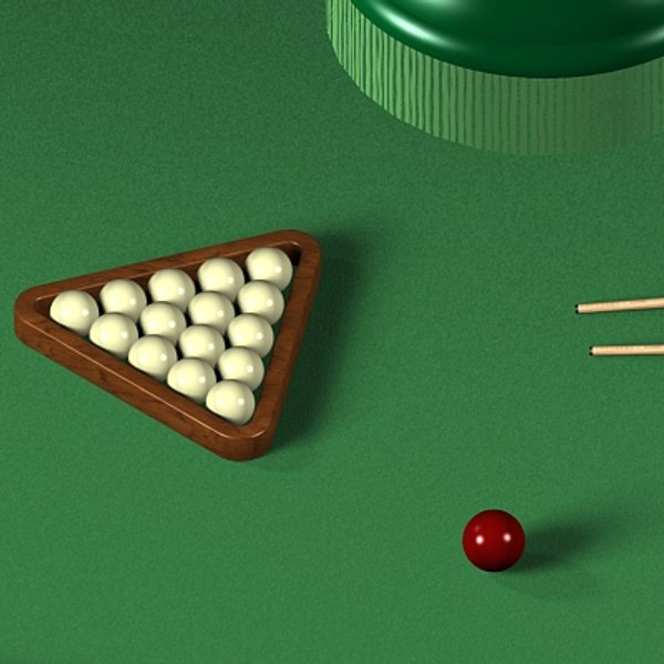 3d model russian billiards table