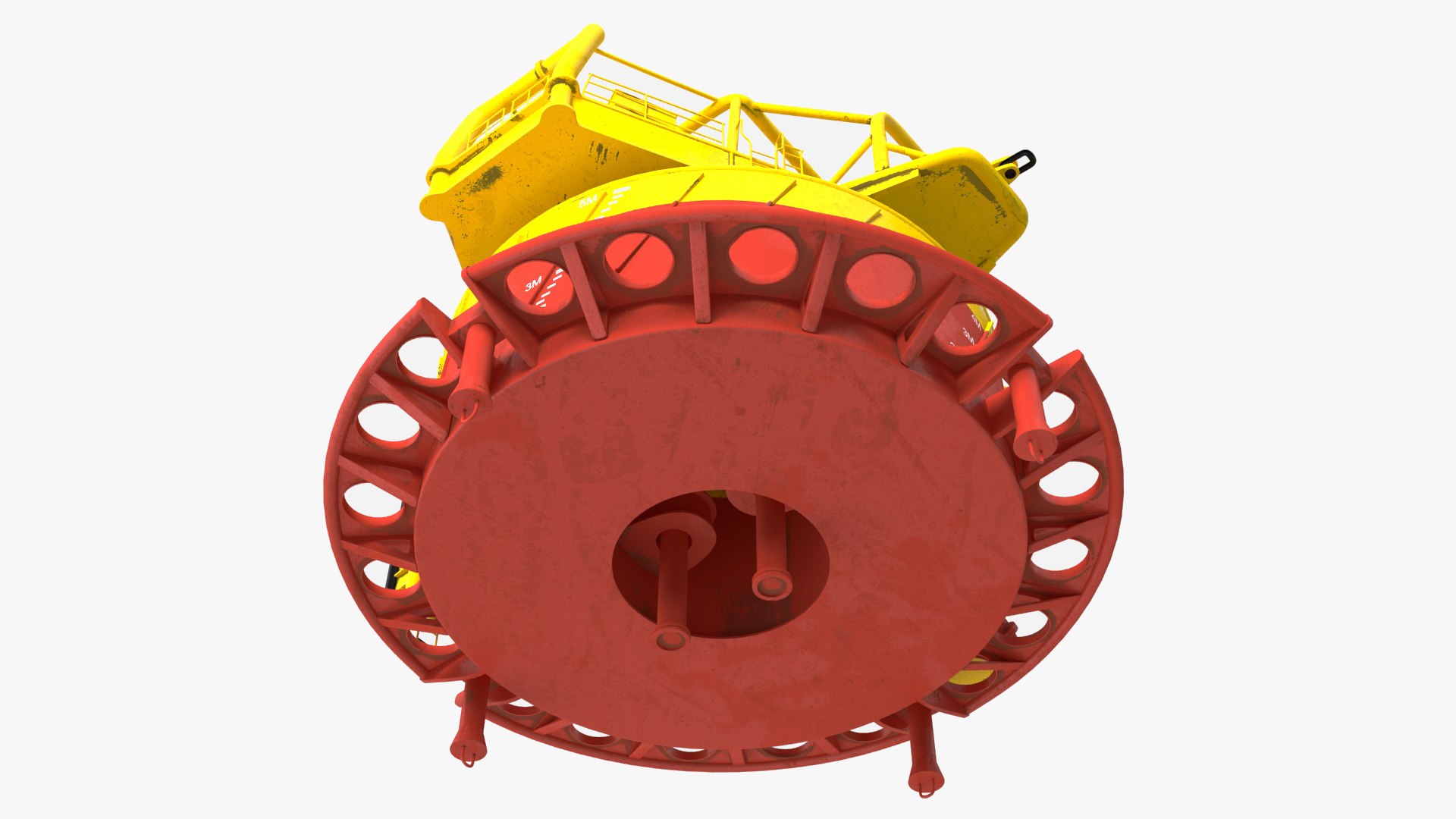 3D model Marine Steel Mooring Buoy - TurboSquid 2121891