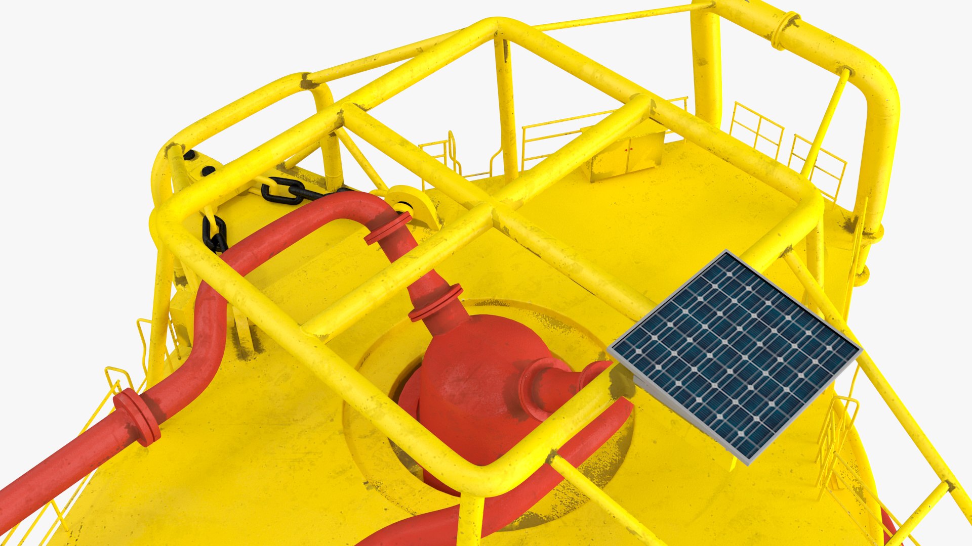3D model Marine Steel Mooring Buoy - TurboSquid 2121891