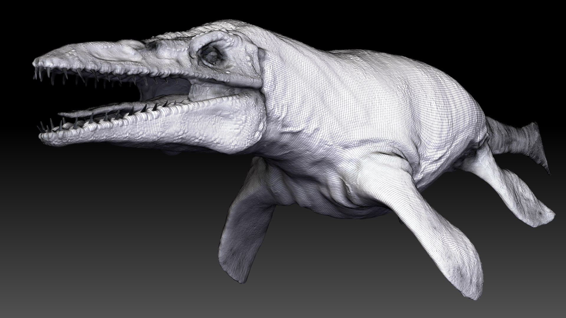 Tylosaurus Sculpt Project Model - TurboSquid 1777484
